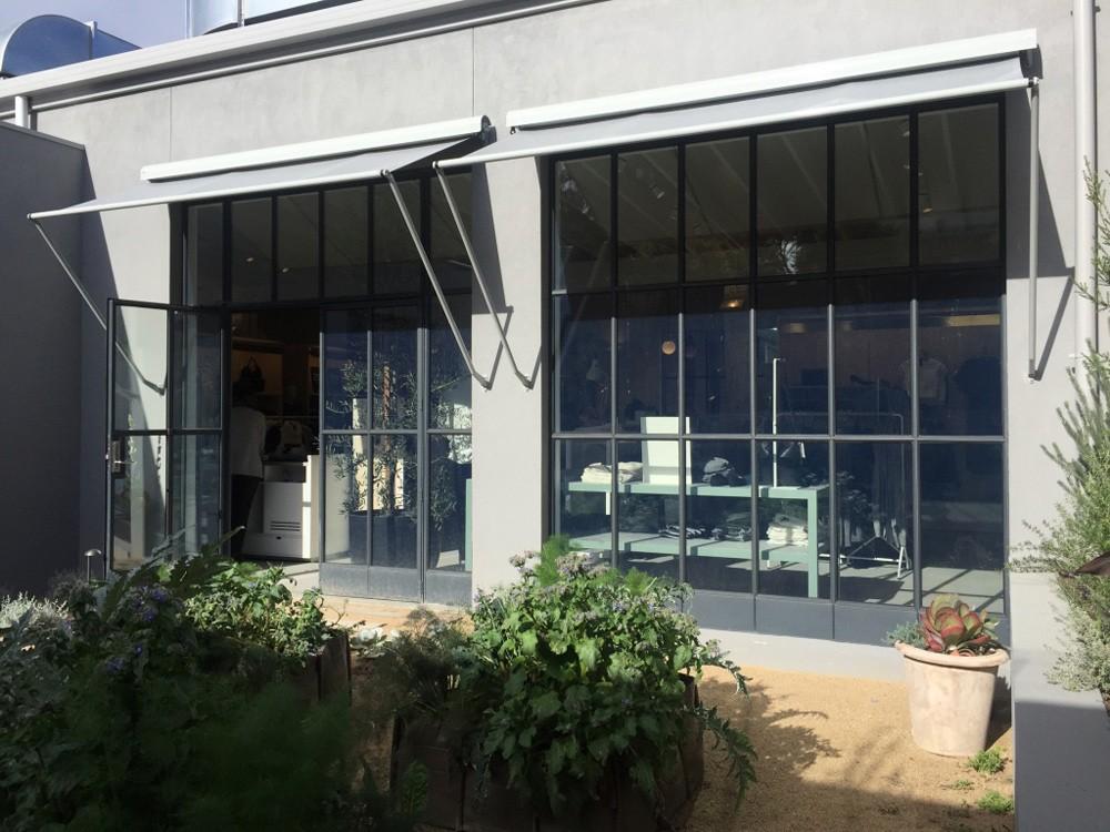 Drop-Arm Awnings by Warema - Shade Factor